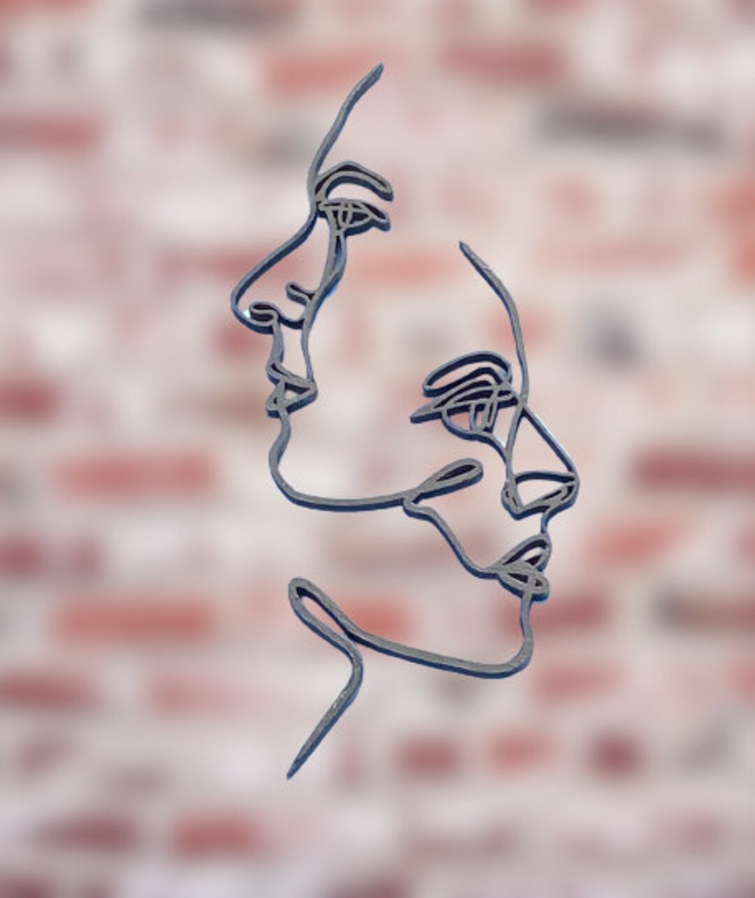 Geometric Faces, Wall Hanging Art Decoration,family Gift, Home Decor ...