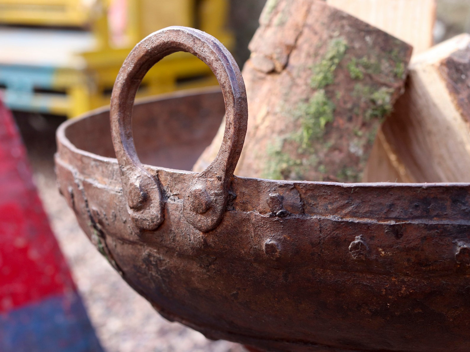 Upcycled Indian Kadai Fire Pit | Etsy