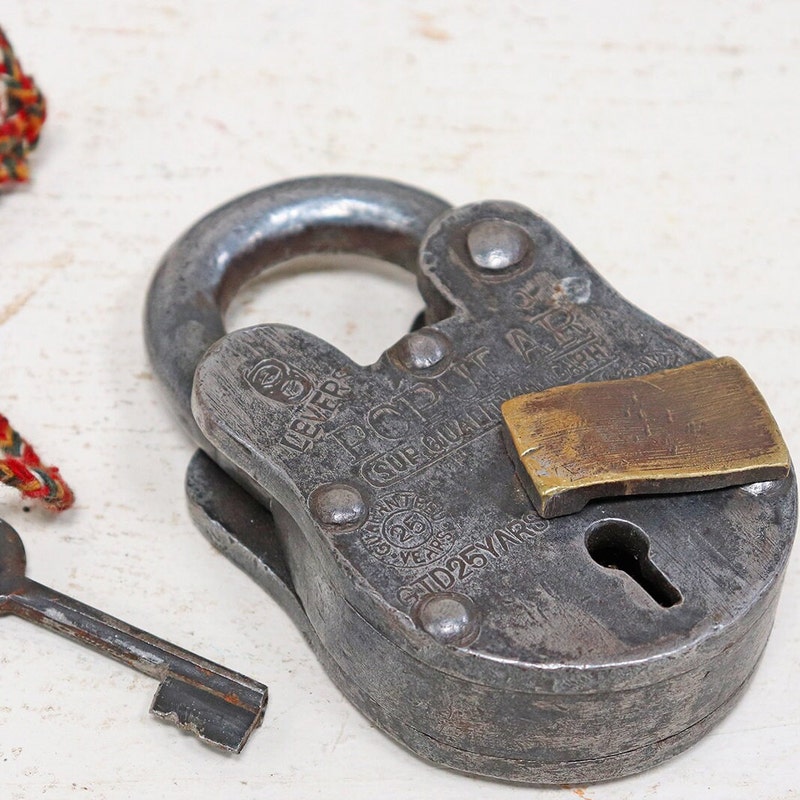 Antique Padlock - Etsy