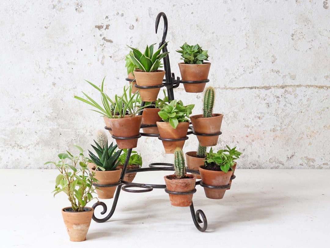 Iron Plant Pot Display Stand Large - Etsy