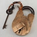 XL Vintage Brass Bank Padlock - Etsy