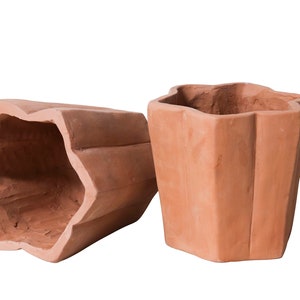 Star Terracotta Plant Pot - Etsy