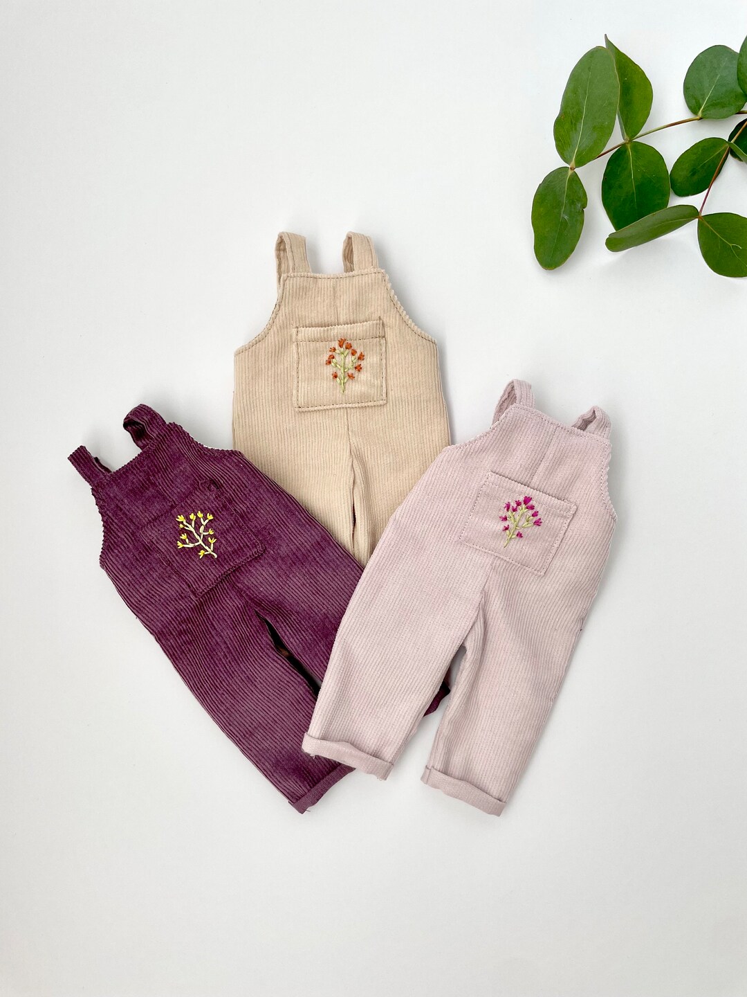 Handmade Corduroy Doll Overalls: Outfit for 13-16 Inch Dolls - Etsy