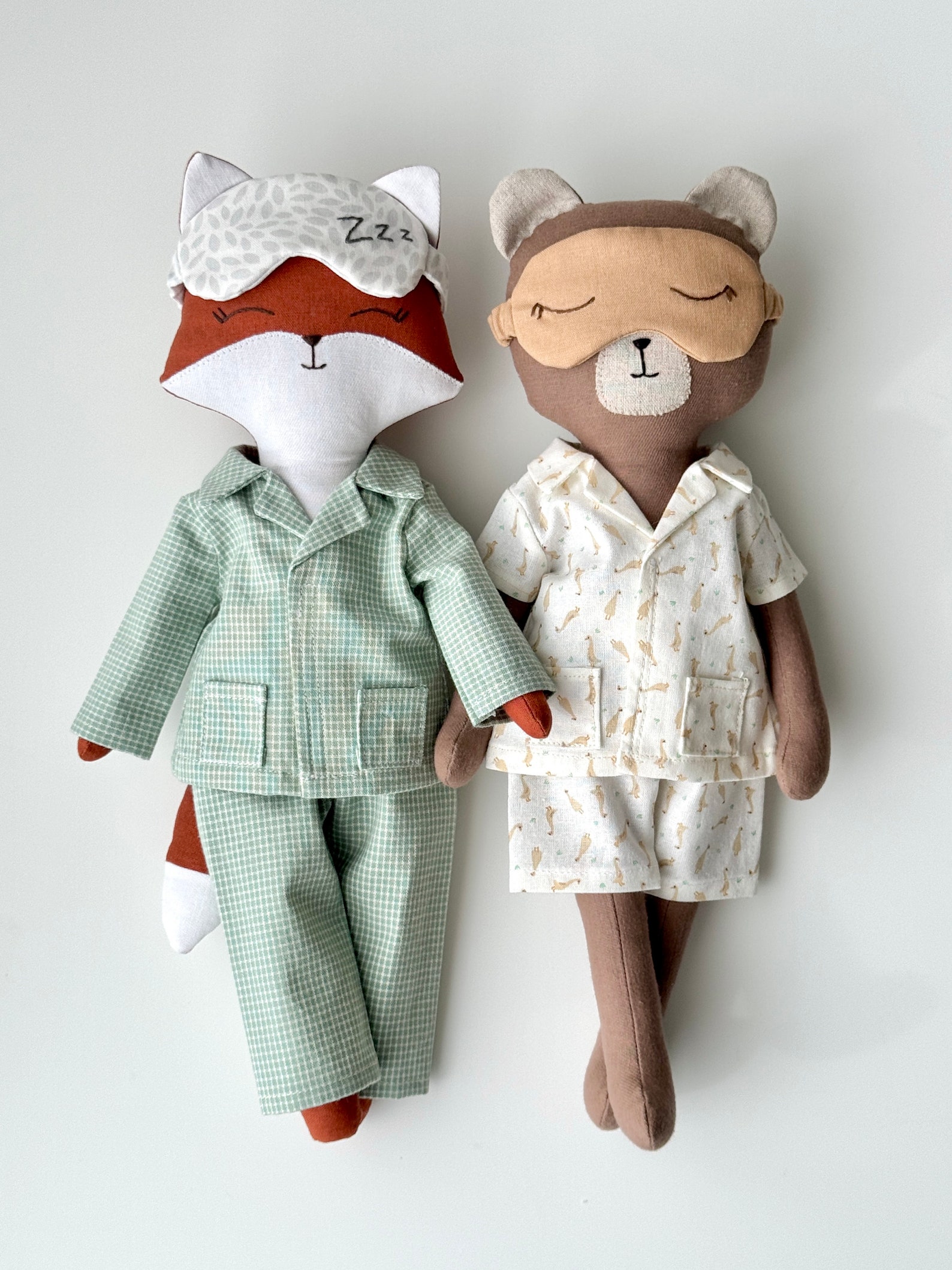 Doll Pyjama Set PDF Sewing Pattern and Tutorial - Etsy