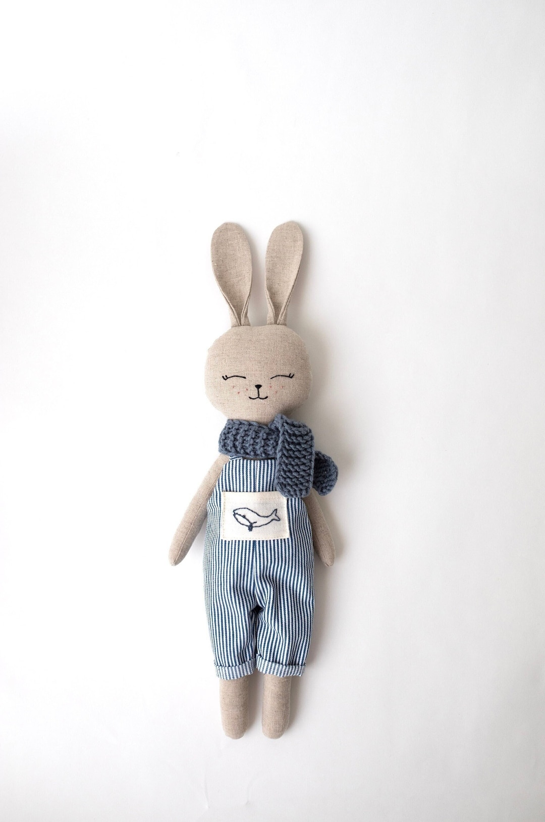 Handmade Bunny Toy, Stuffed Rabbit, Unique Gift for Kids, Stuffed ...