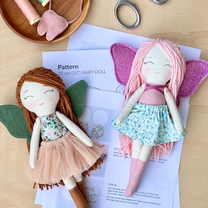 Mini Fairy Doll PDF Sewing Pattern and Tutorial - Etsy