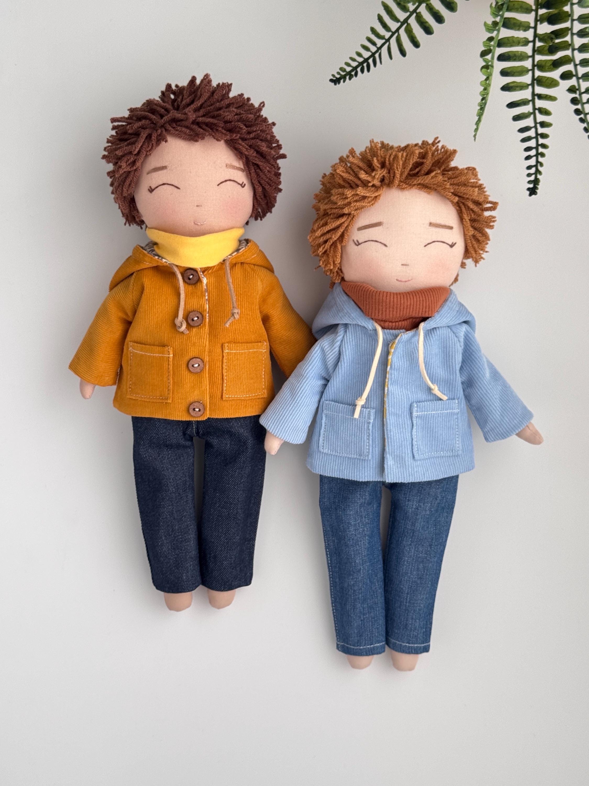 Boy Doll Sewing Pattern, 13 Inch Clothes and Accessories (PDF Pattern ...