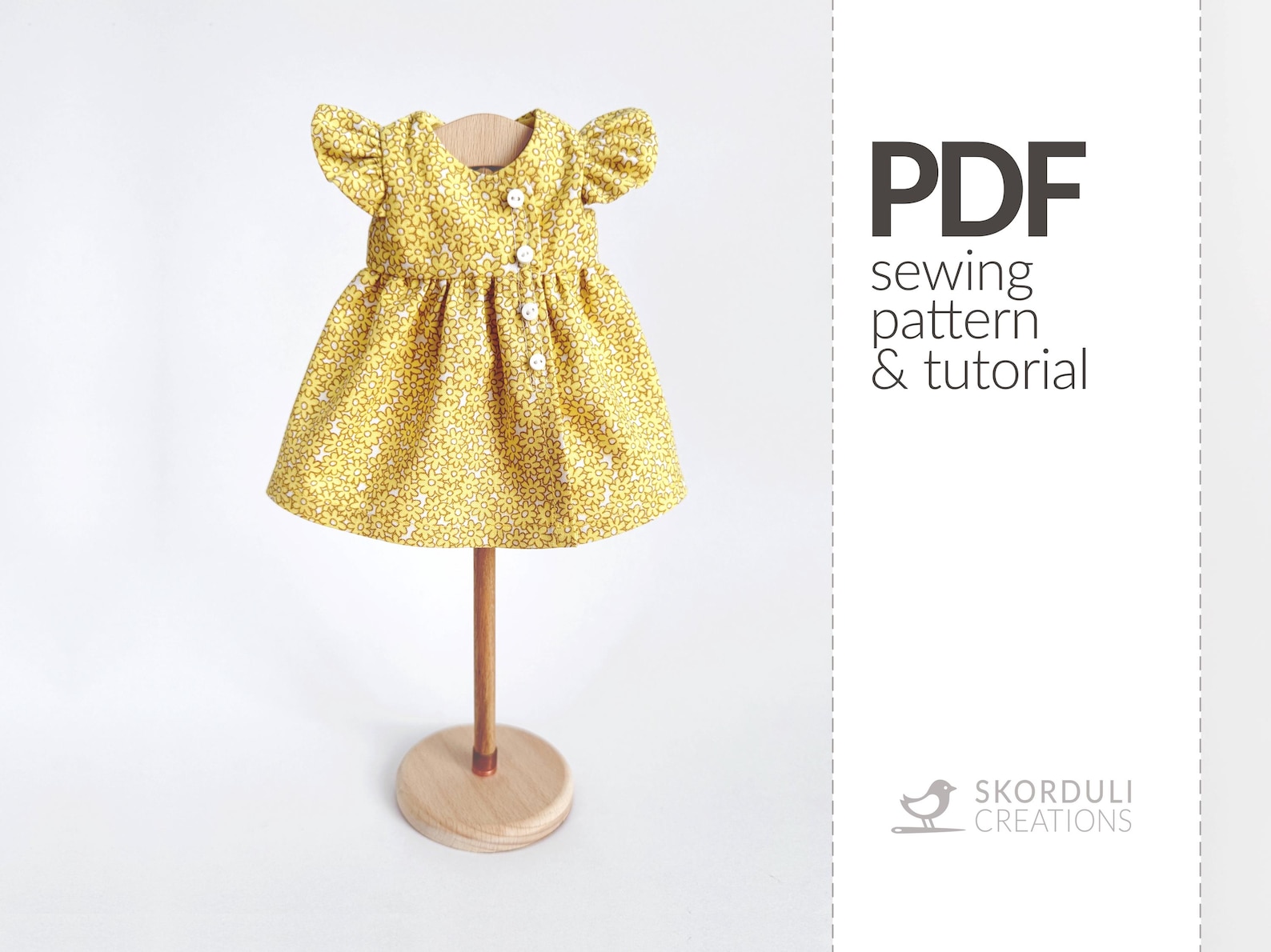 Dress for Dolls PDF Sewing Pattern and Tutorial - Etsy