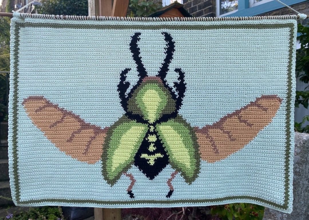 Beetle Crochet Tapestry Pattern - Etsy