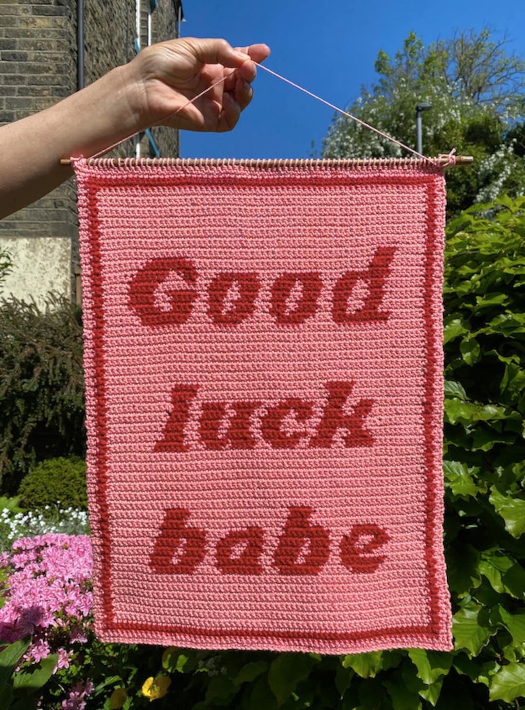 Good Luck Babe Crochet Tapestry Pattern - Etsy