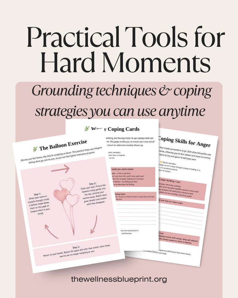 Trauma Healing Workbook Printable | Guided Journal for PTSD, Triggers ...