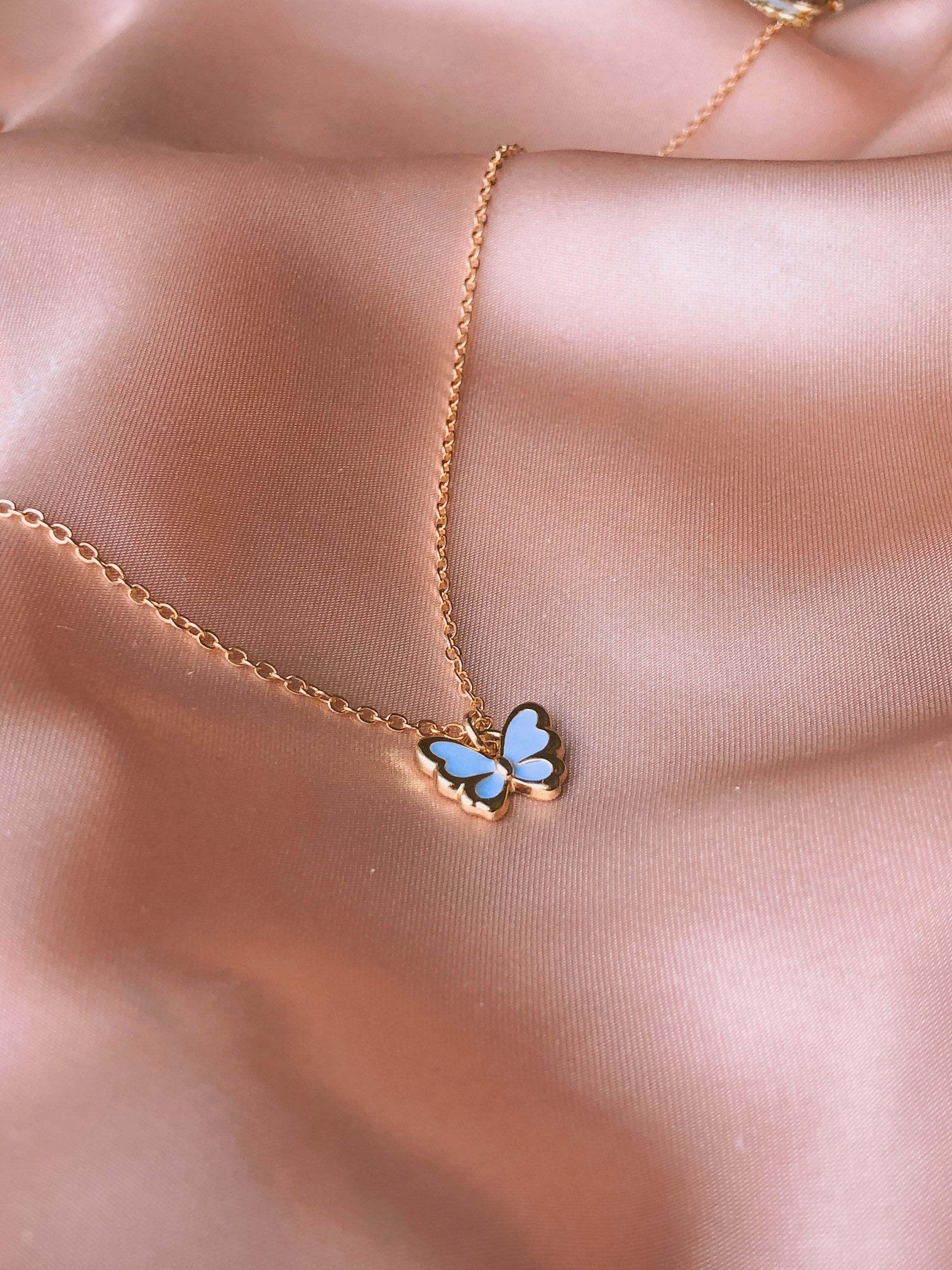Aesthetic Butterfly Necklace Choker Adjustable - Etsy.de