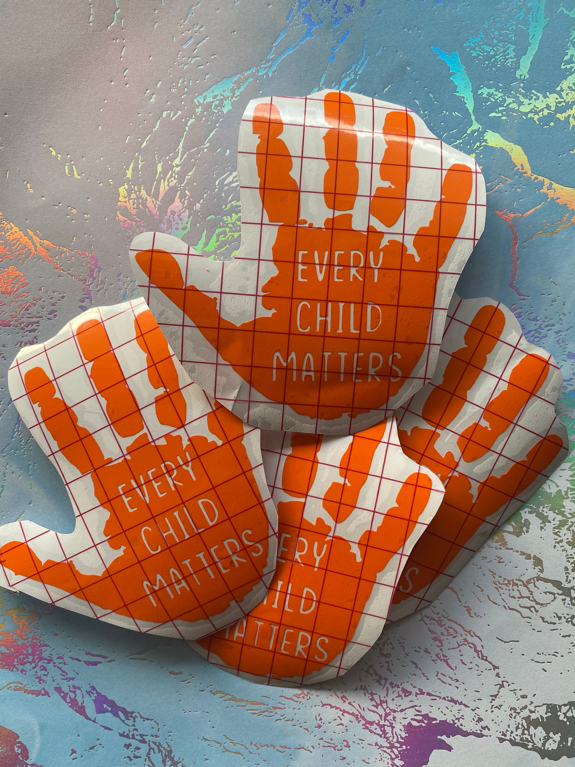 Every child matters hand decal | Etsy
