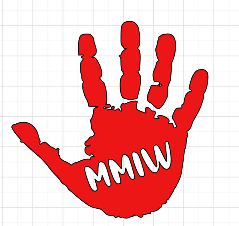 MMIW Hand Decal - Etsy