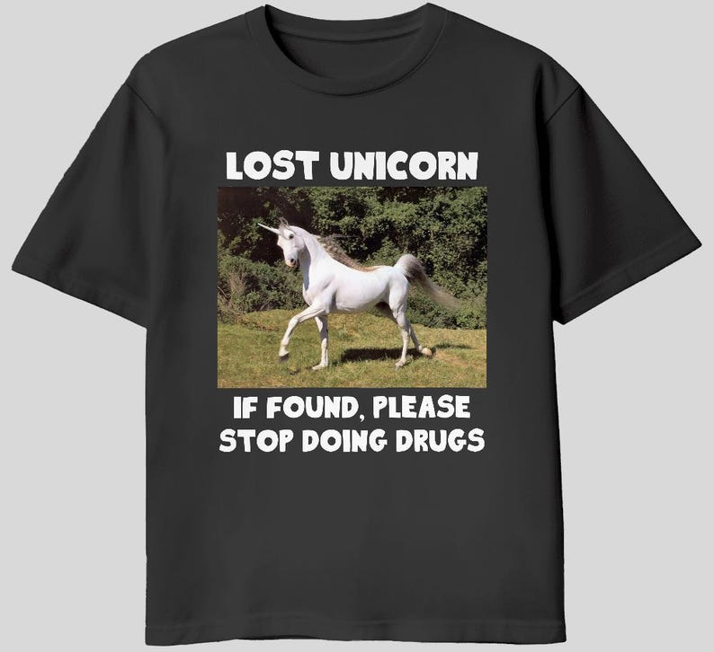 Lost Unicorn Funny T-shirt - Etsy