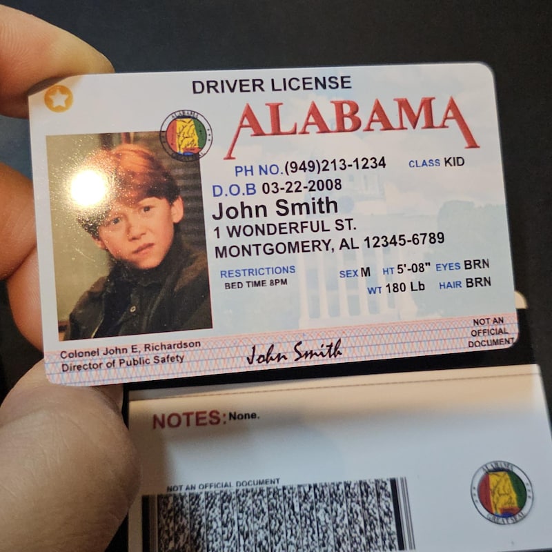 Fake Drivers License Front and Back - Etsy