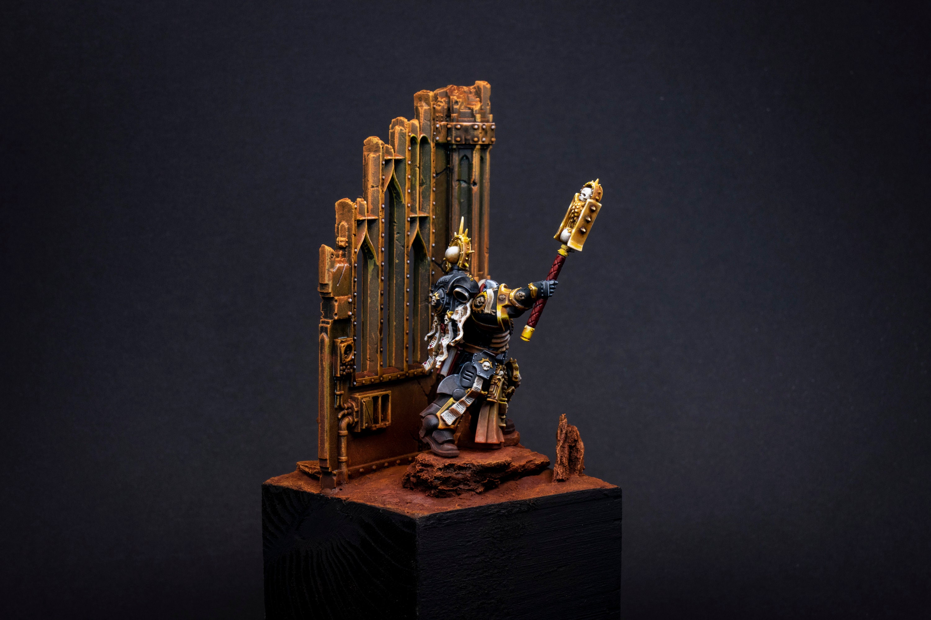 Indomitus Chaplain of the Black Templars DIORAMA - Etsy