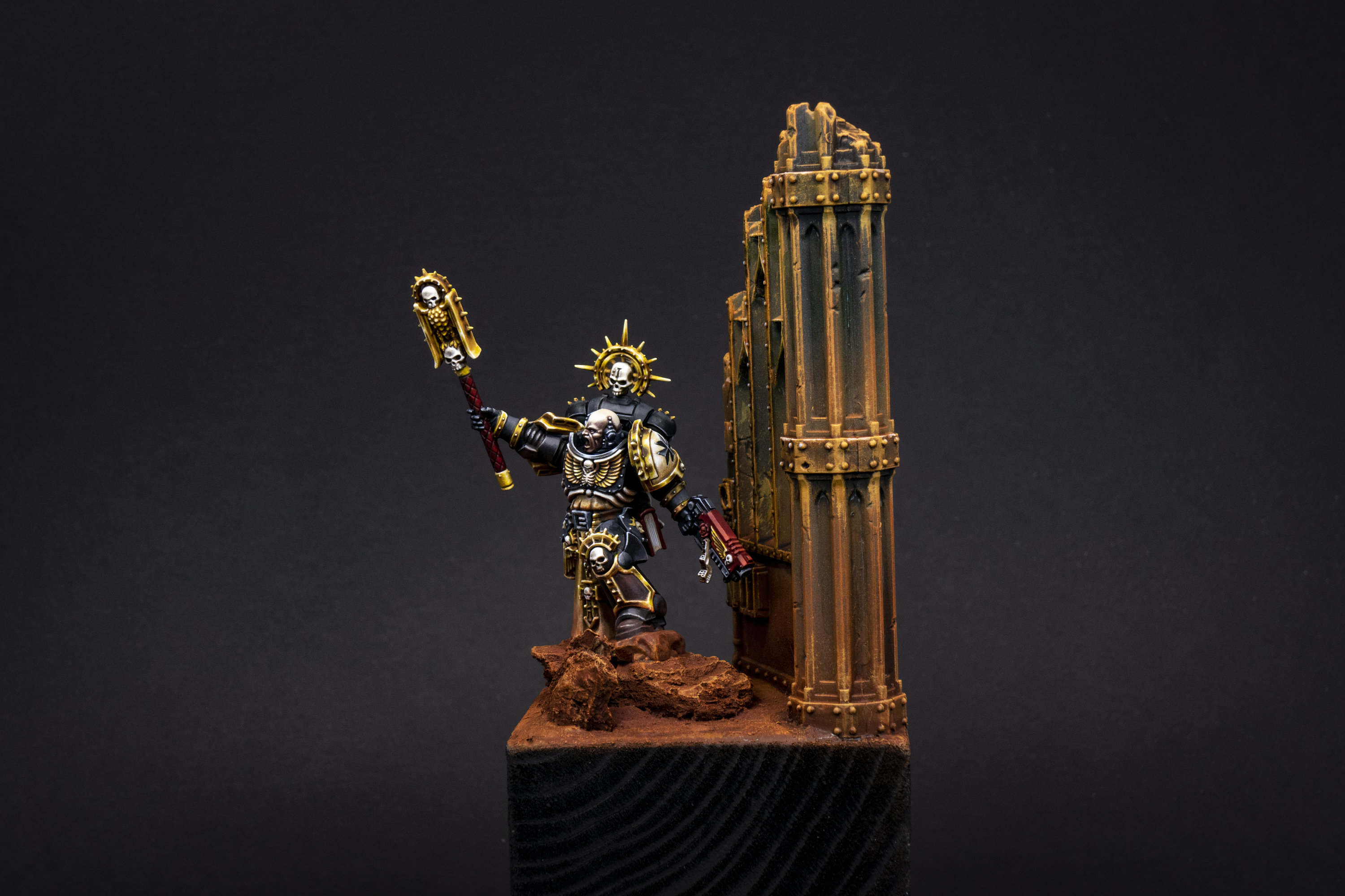 Indomitus Chaplain of the Black Templars DIORAMA - Etsy