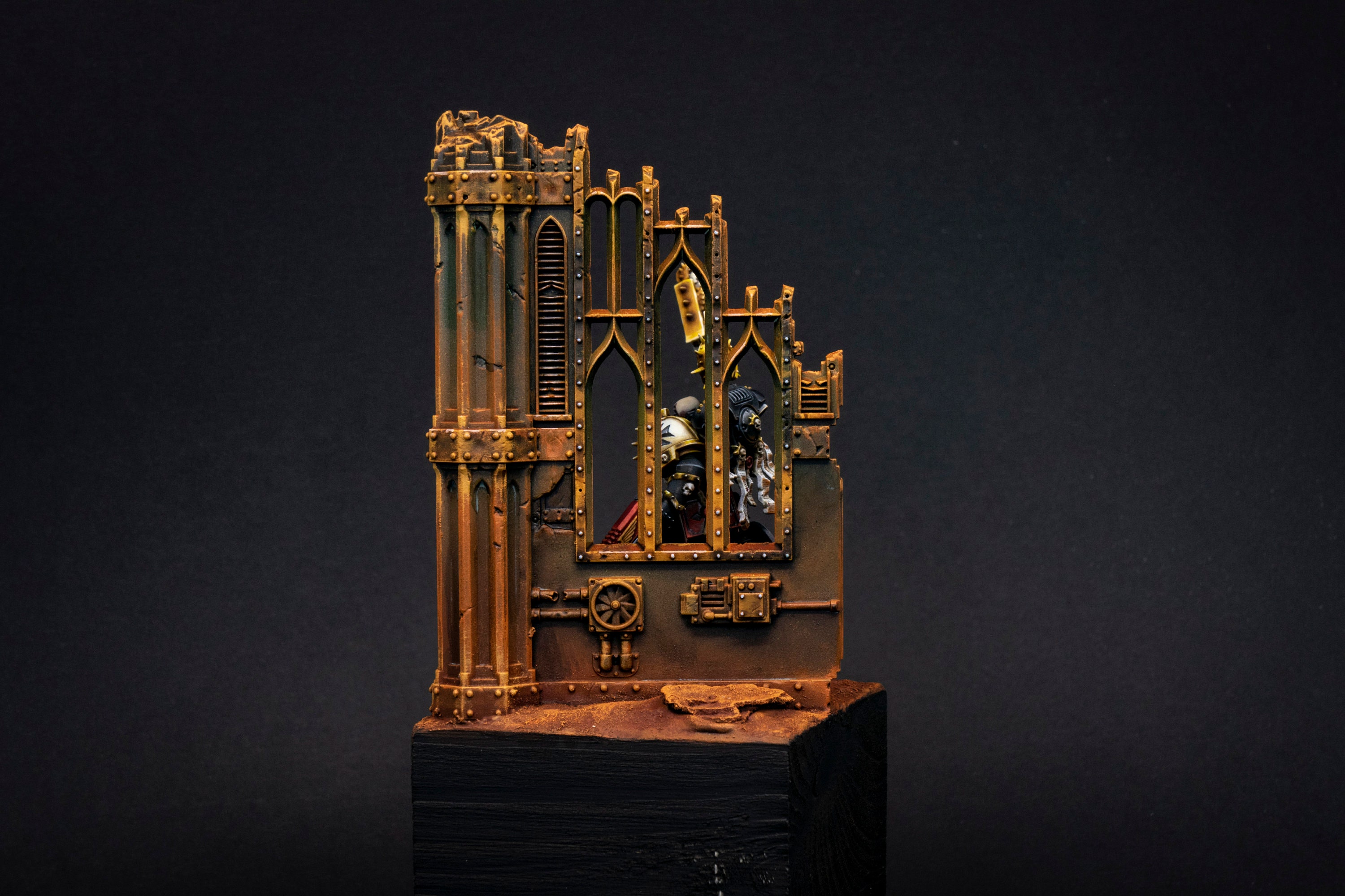 Indomitus Chaplain of the Black Templars DIORAMA - Etsy