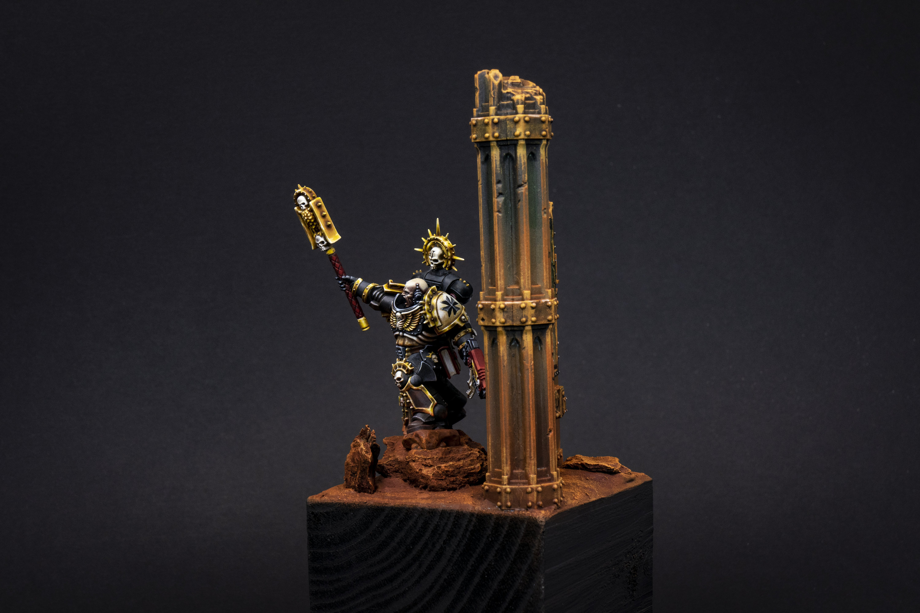 Indomitus Chaplain of the Black Templars DIORAMA - Etsy