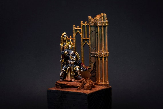 Indomitus Chaplain of the Black Templars DIORAMA - Etsy