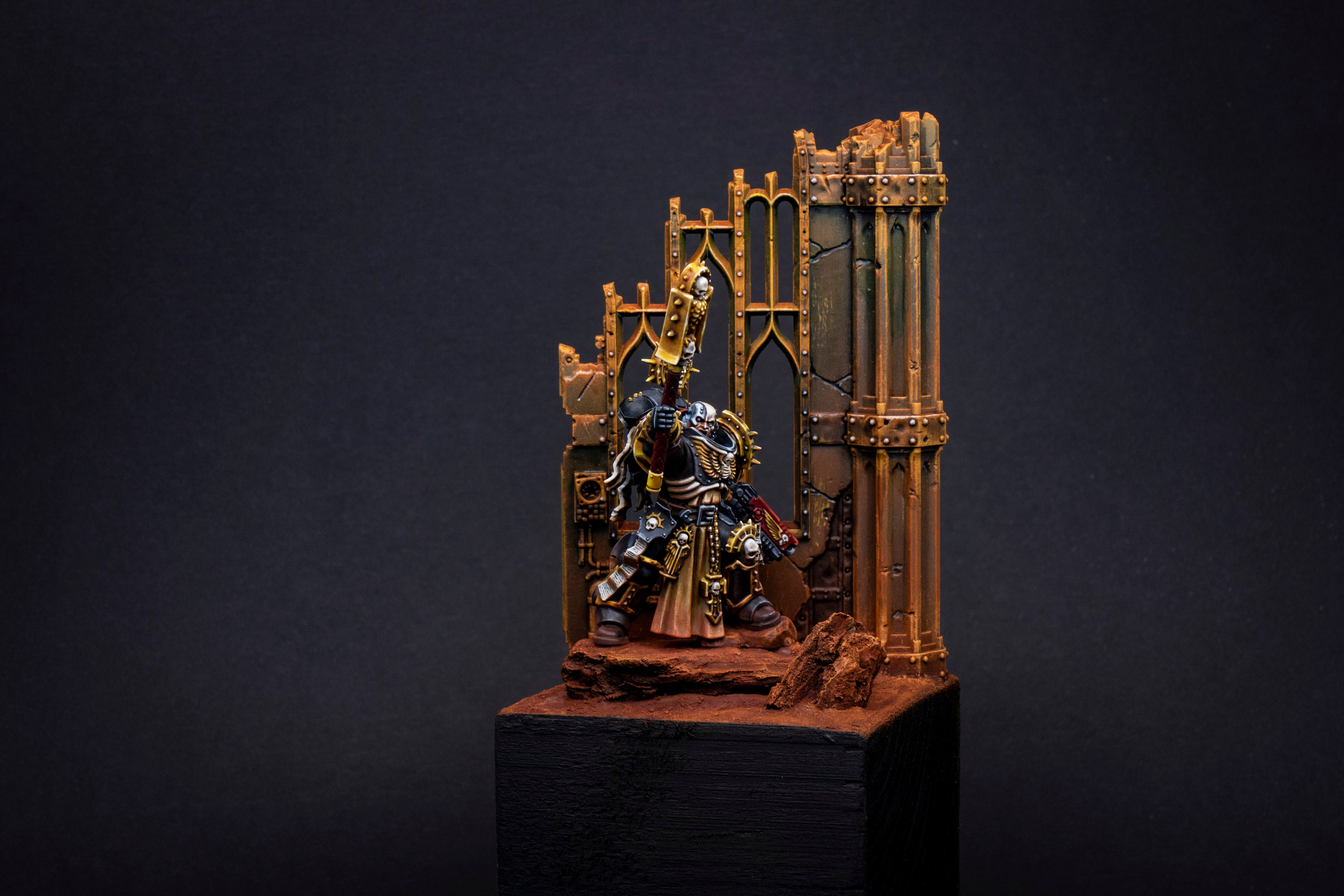 Indomitus Chaplain of the Black Templars DIORAMA - Etsy