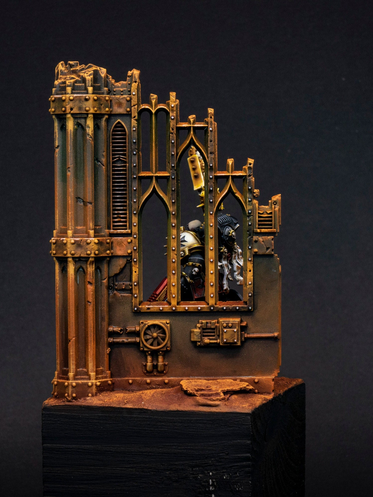 Indomitus Chaplain of the Black Templars DIORAMA - Etsy