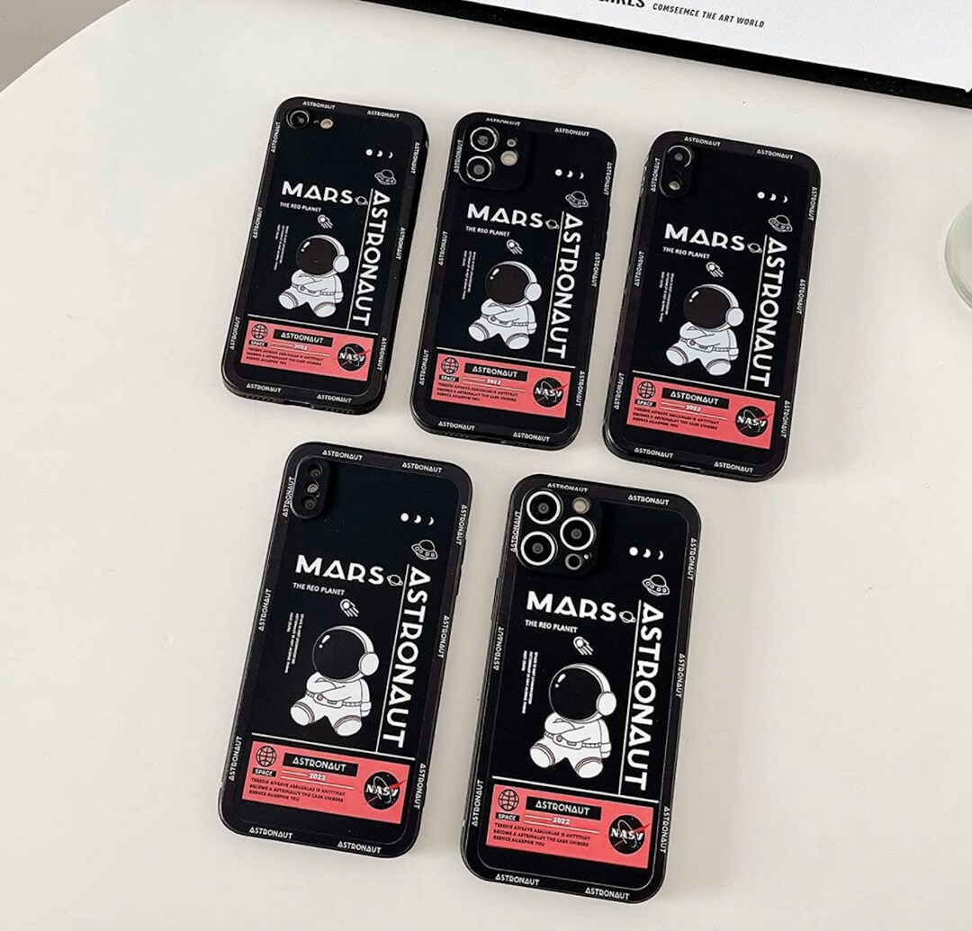 Cool Space Astronaut Edit Phone Case. Protective Space Rocket Bumper ...