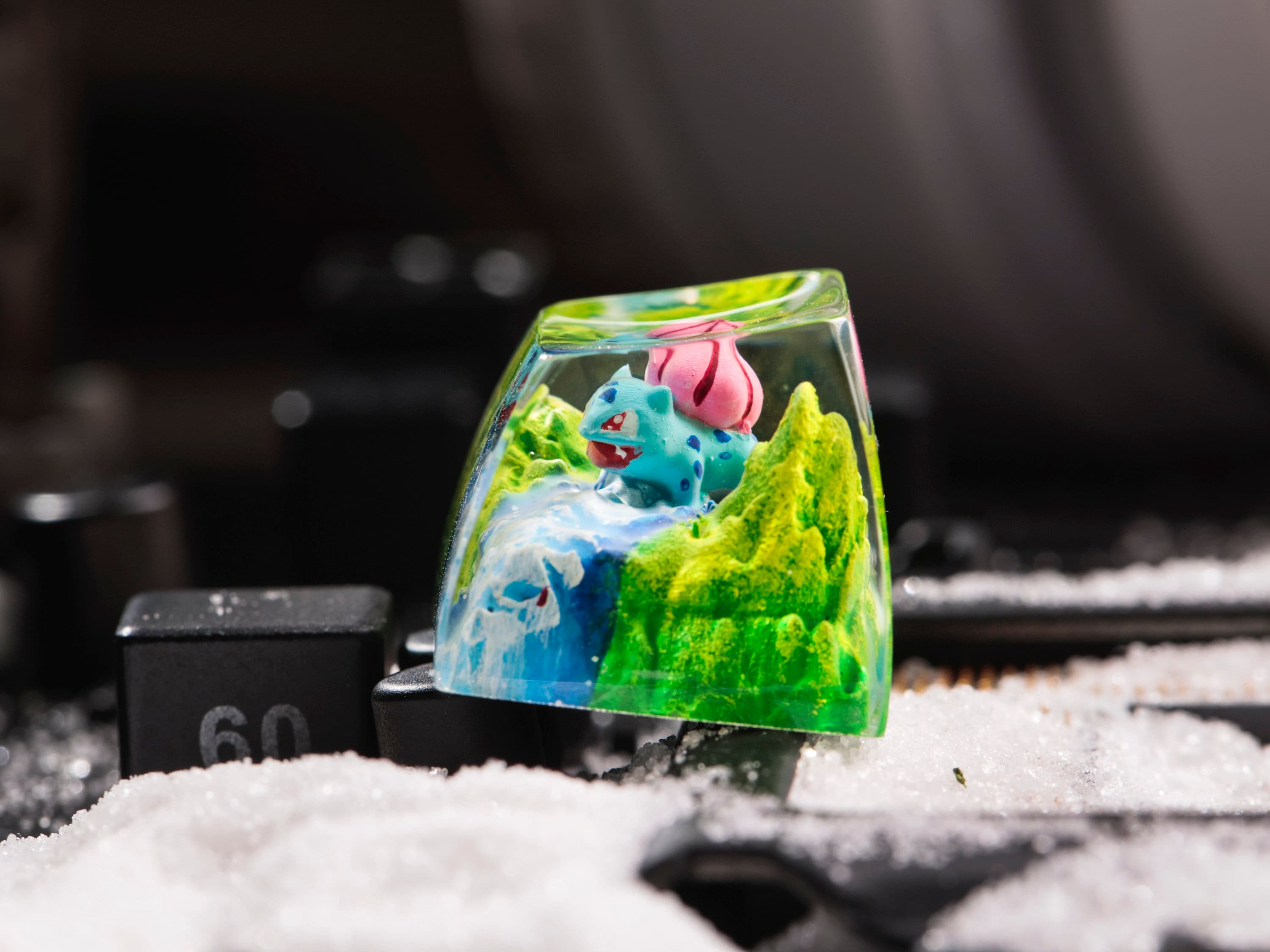 Bulbasaur Pokemon Custom Keycaps Pokemon Keycap Artisan - Etsy