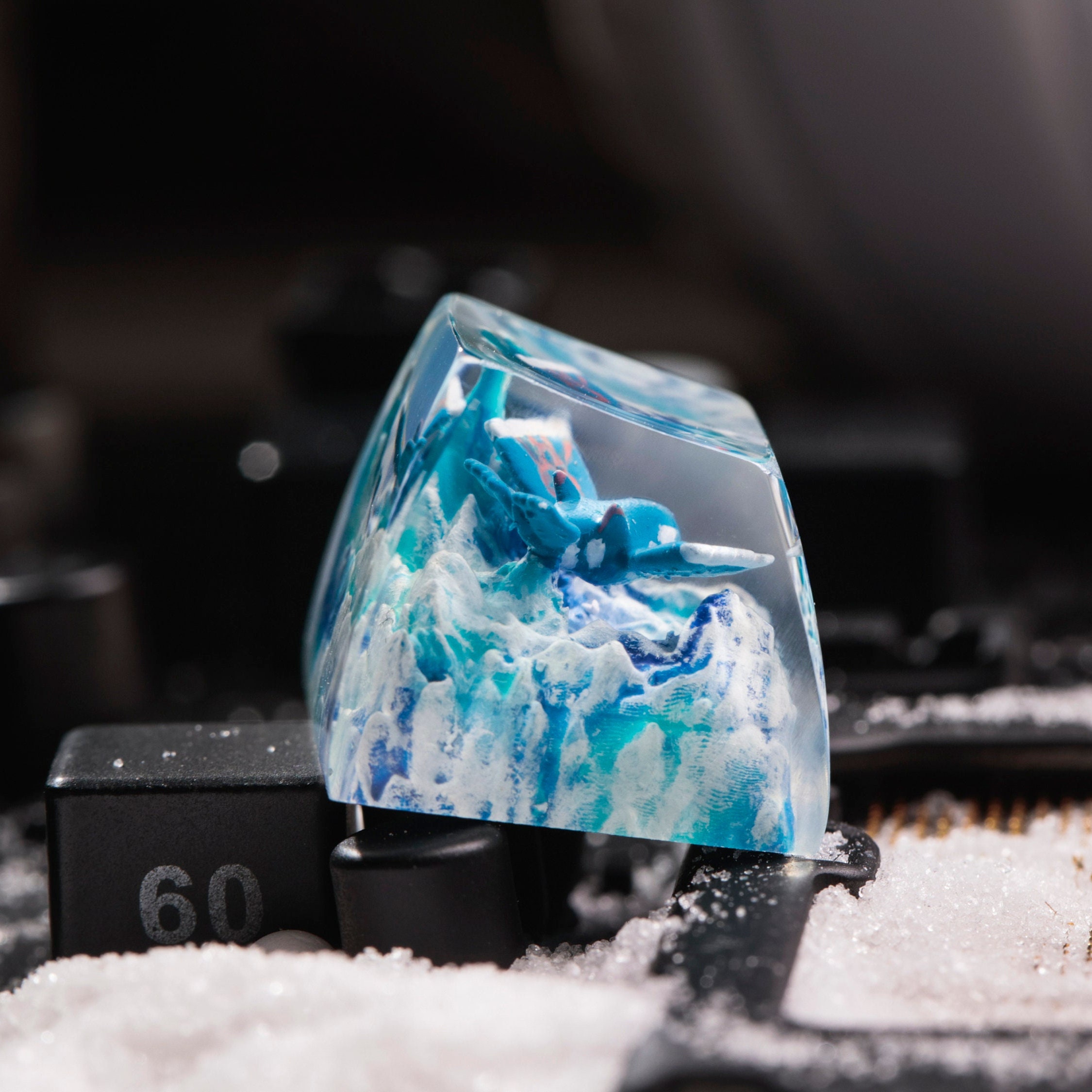 Kyogre Pokemon Custom Keycaps, Pokemon Keycap, Artisan Keycap, Cute ...