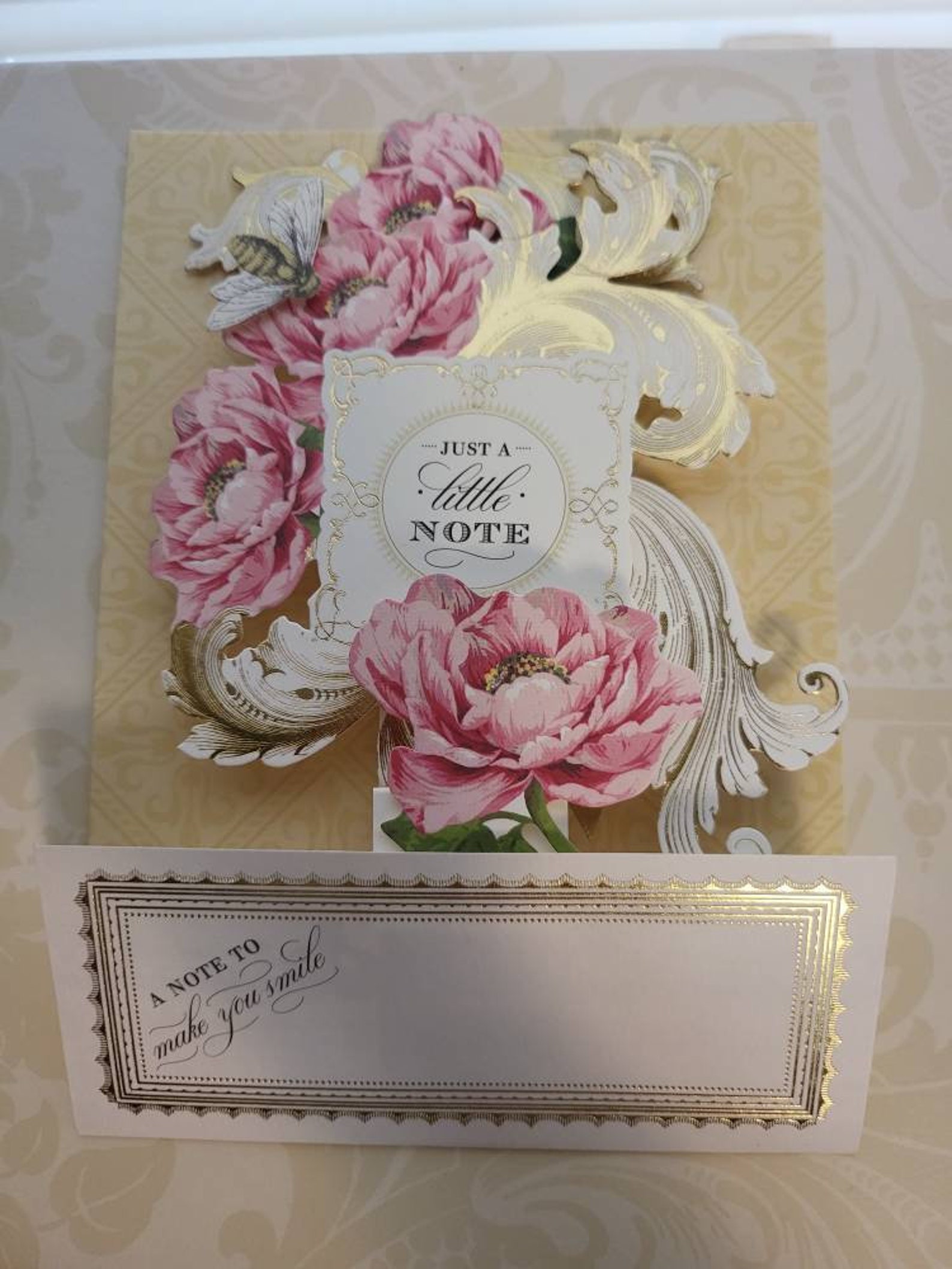 A Note to Make You Smile Stand-up Card - Etsy
