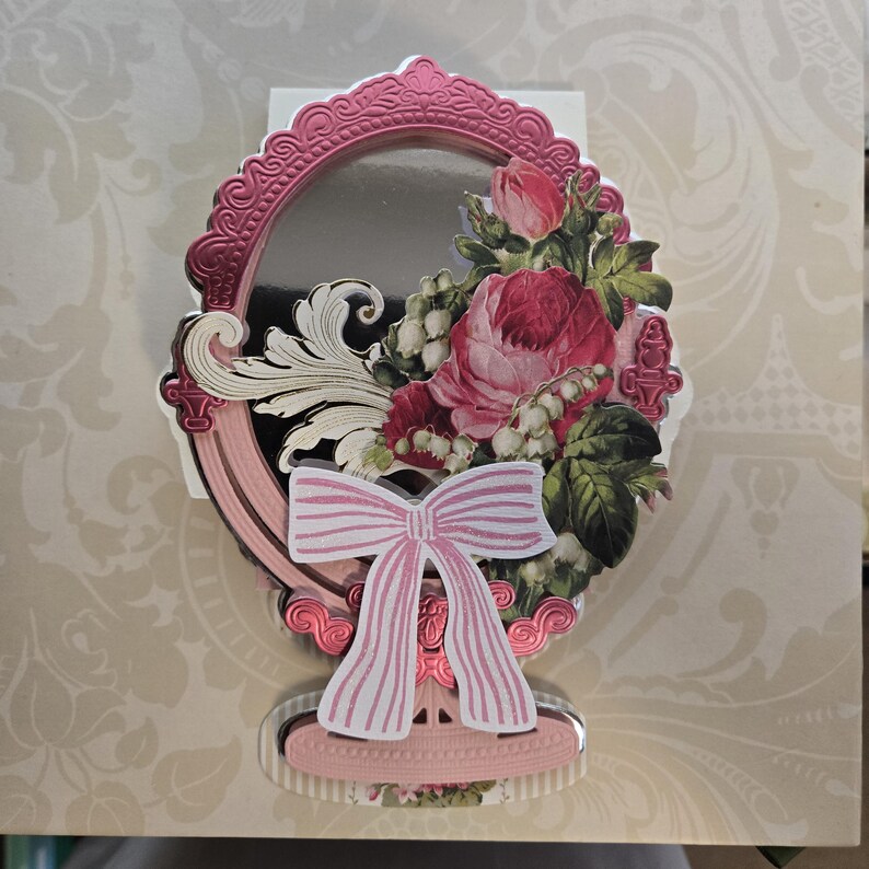 Birthday Wishes Mirror Easel Card - Etsy