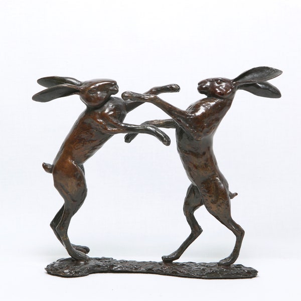 Boxing Hare - Etsy