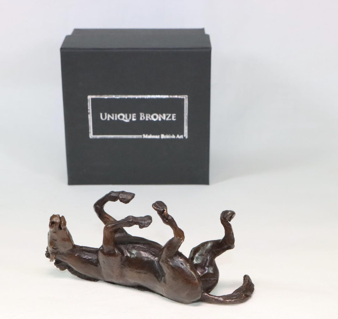 Rolling Horse Solid Bronze Muhmood Tahir - Etsy