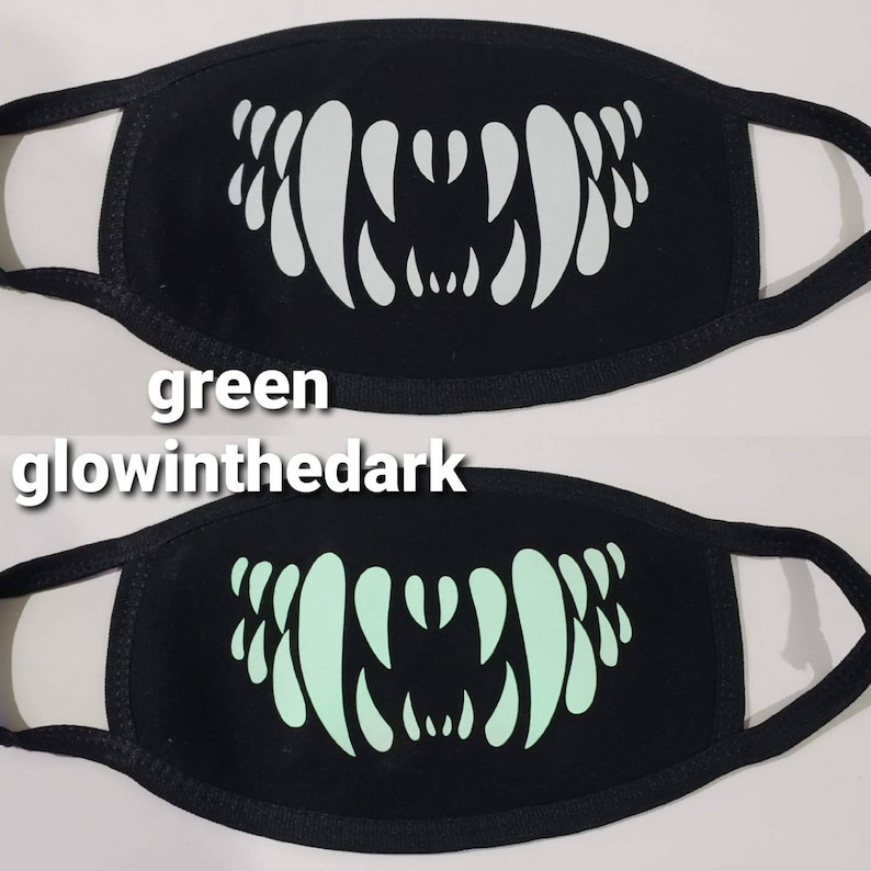 Alien Predator Fang Face Mask: Rave Costume, Adjustable, Filter Slot - Etsy