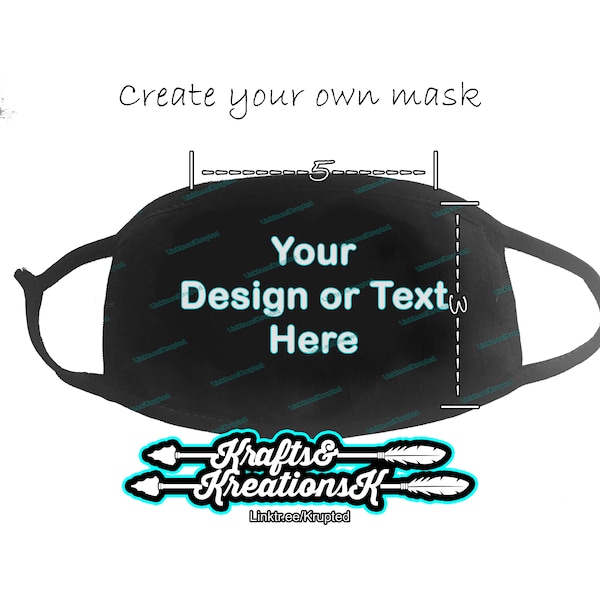 Custom Mouth Mask - Etsy