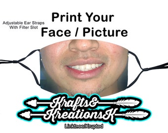 Custom Mouth Mask - Etsy