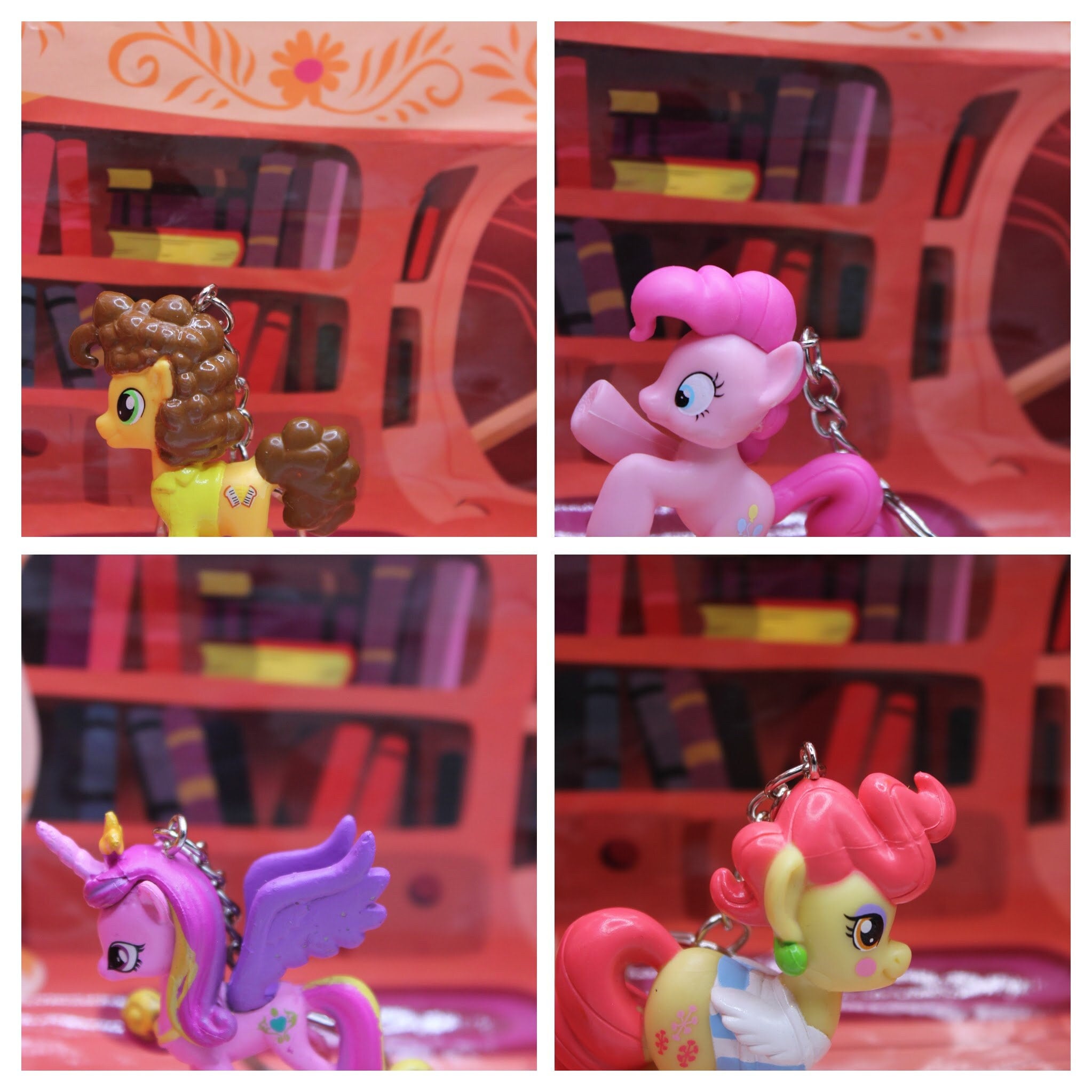 MLP G4 Upcycled Keyring/ Bag Charm My Little Mini Pony Bag Charms ...