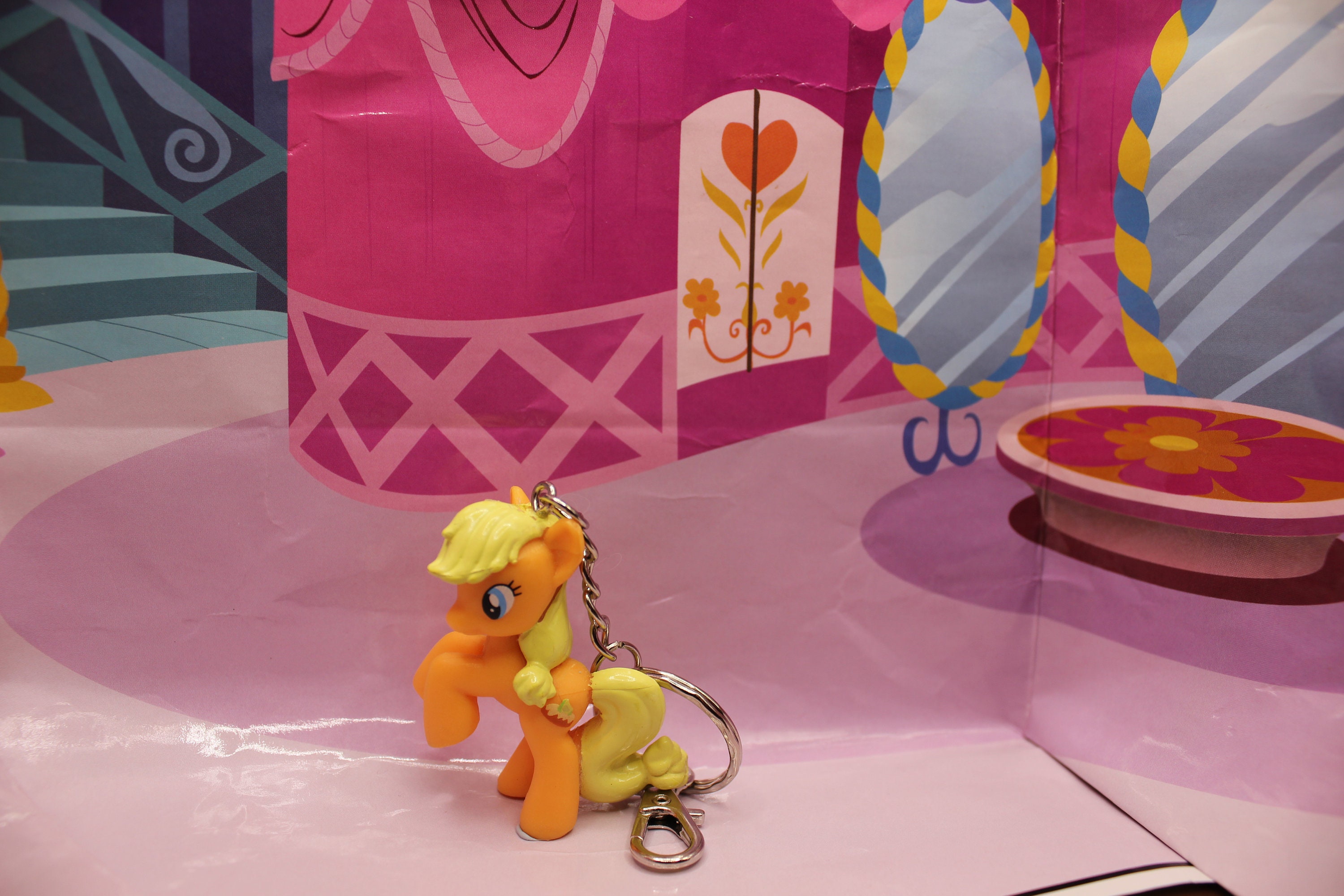 G4 MLP My Little Pony Minis Upcycled Keyring Bag Charm - Etsy