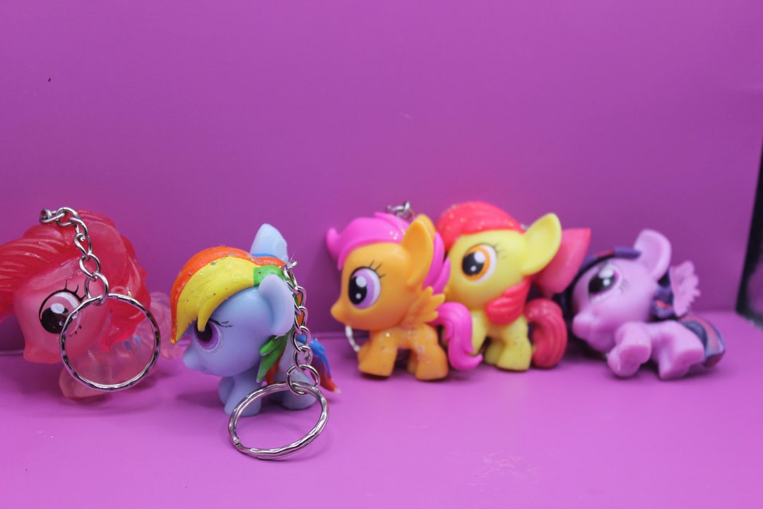 Upcycled My Little Pony Squishy Figure Bag Charm: Sweetie Belle ...