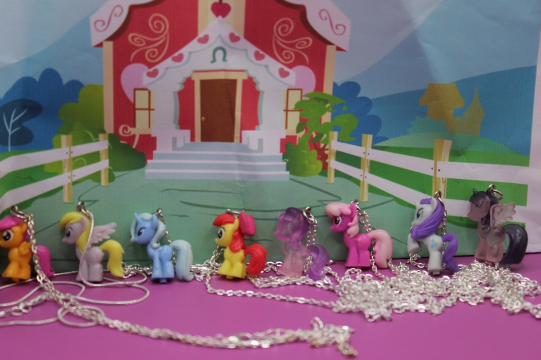 MLP Squishy Pop Upcycled to Necklaces Scootaloo Derpy Hooves Trixie ...