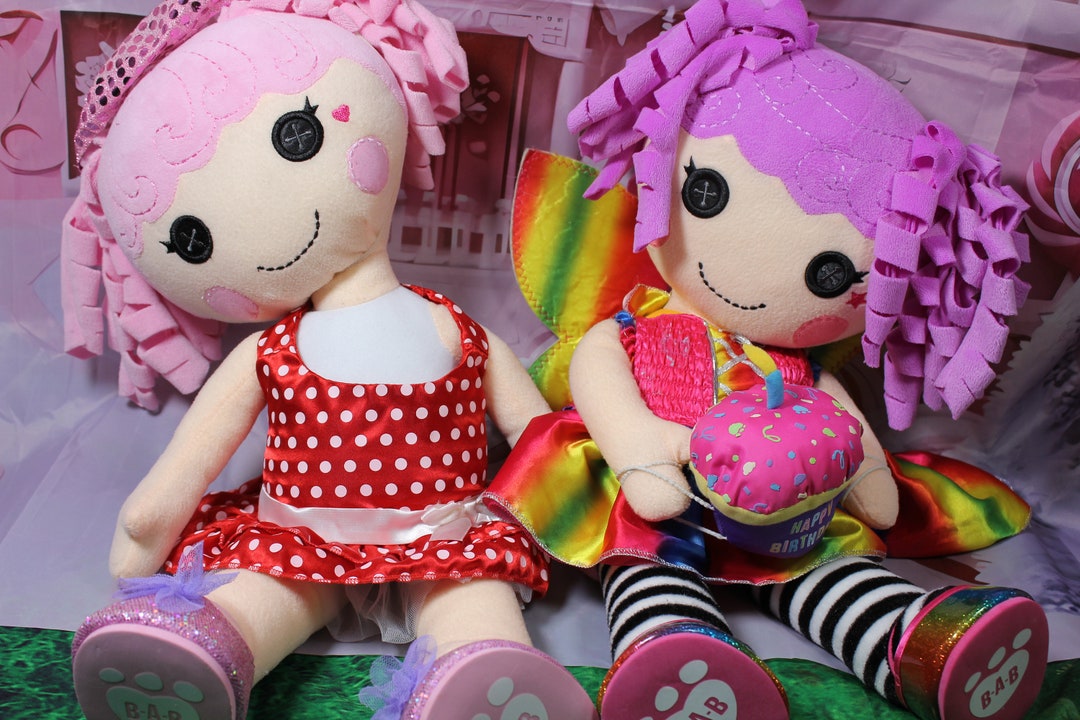 Lalaloopsy Dolls, Large Build a Bear Cloth Rag Dolls BAB Jewels Sparkle ...