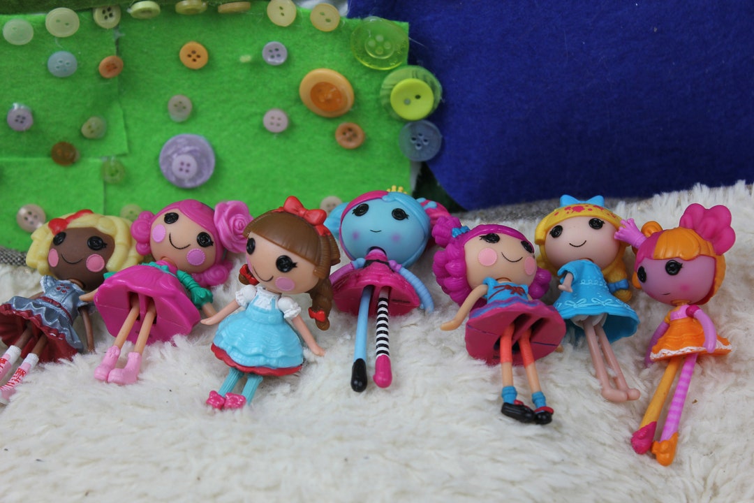 Mini 3 Lalaloopsy Dolls Dot Starlight, Rosebud Longstem, Dotty Gale ...