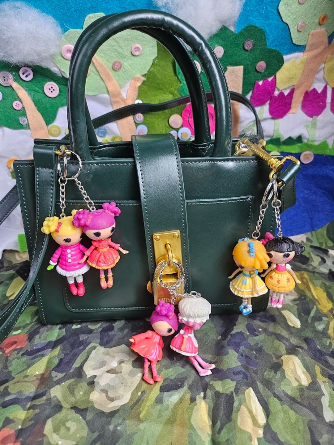 Mini 3 Lalaloopsy Upcycled to Bag Charms Some Damage Canfly Bea Spells ...