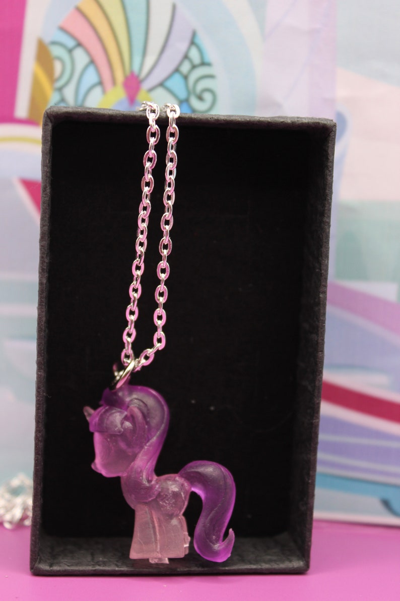 Upcycled My Little Pony Necklace: Derpy Hooves, Rainbow Dash, Starlight ...
