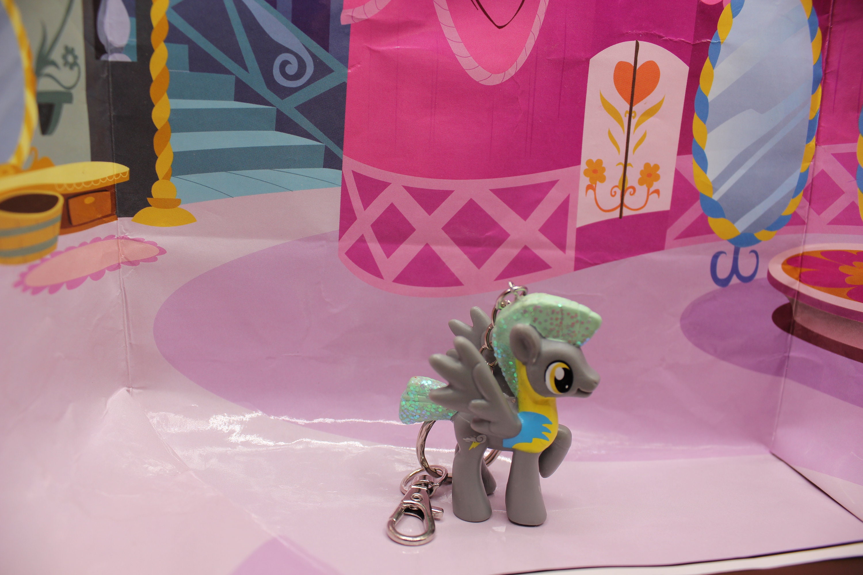 G4 MLP My Little Pony Minis Upcycled Keyring Bag Charm - Etsy
