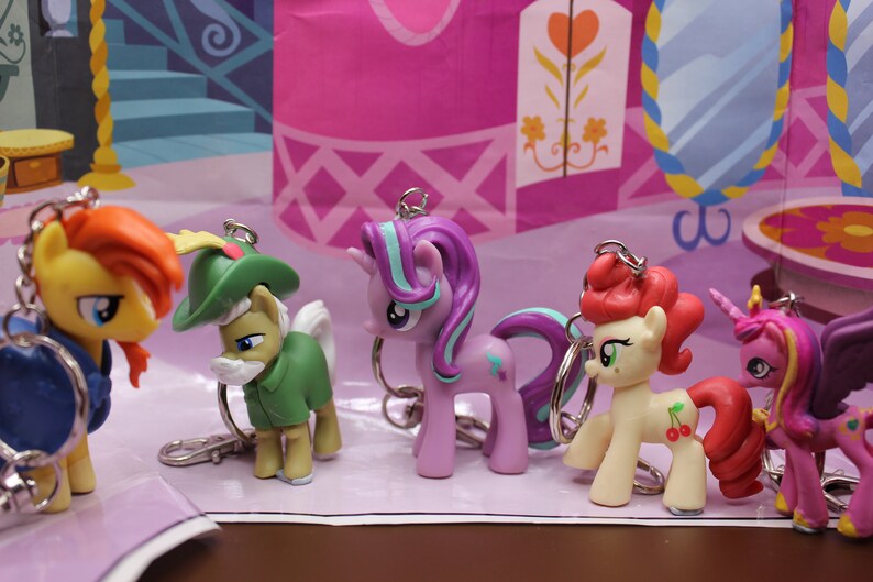 G4 MLP My Little Pony Mini Keyring Bag Charm. Cherry Jubilee, Princess ...