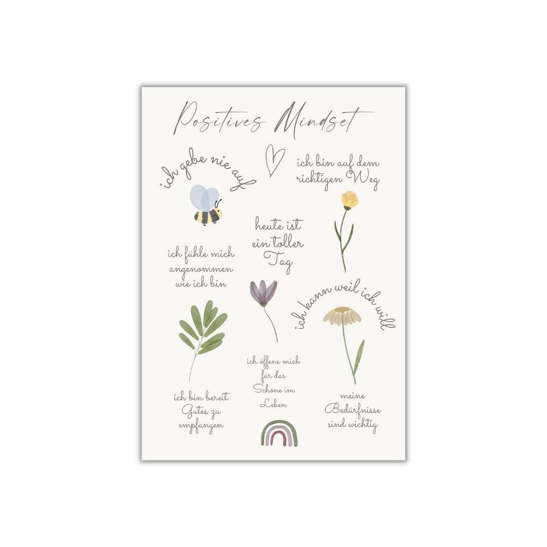 Affinity Poster, Affirmation Poster for Adults, Gift for Woman ...
