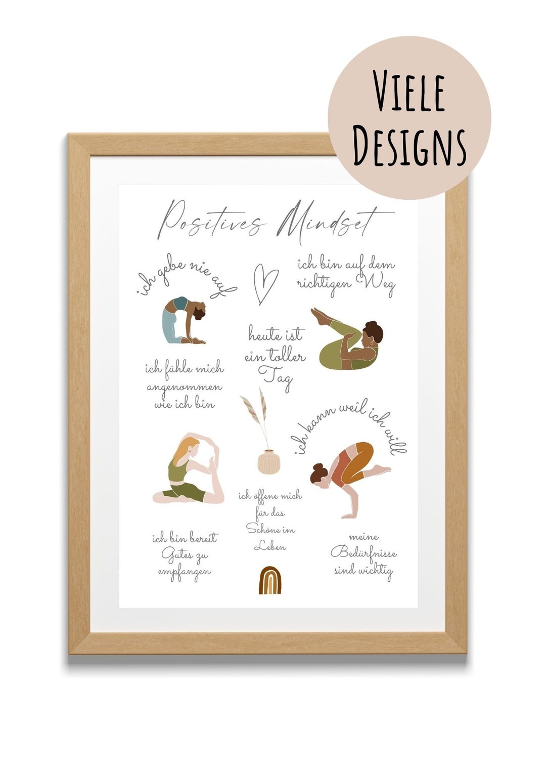 Affinity Poster, Affirmation Poster for Adults, Gift for Woman ...