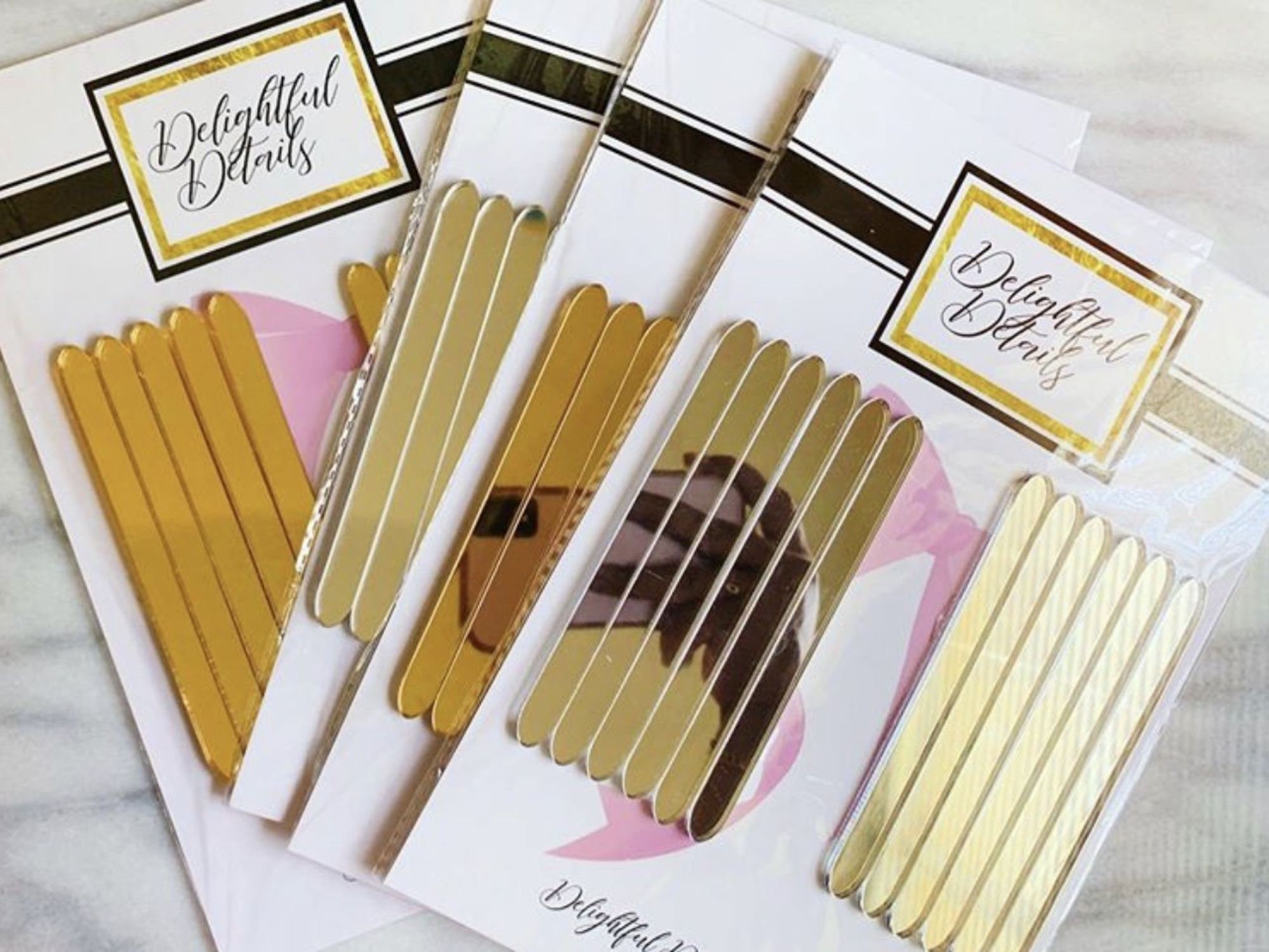 Acrylic Popsickle Sticks, Cakesickle Sticks, Cakepop Sticks, Set of 12 ...